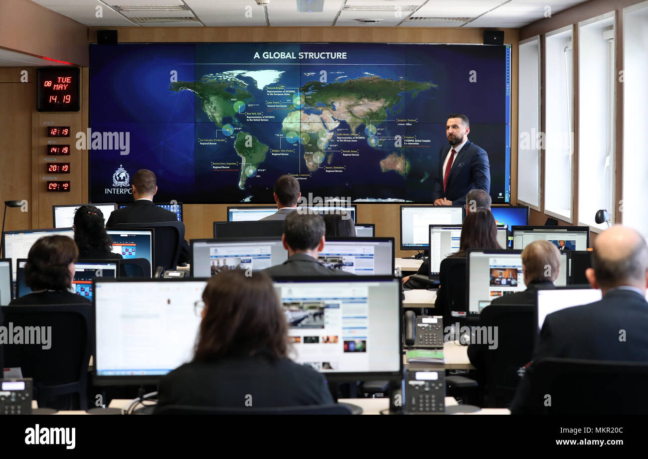 Coordination centre offices interpol hi-res stock photography and ...