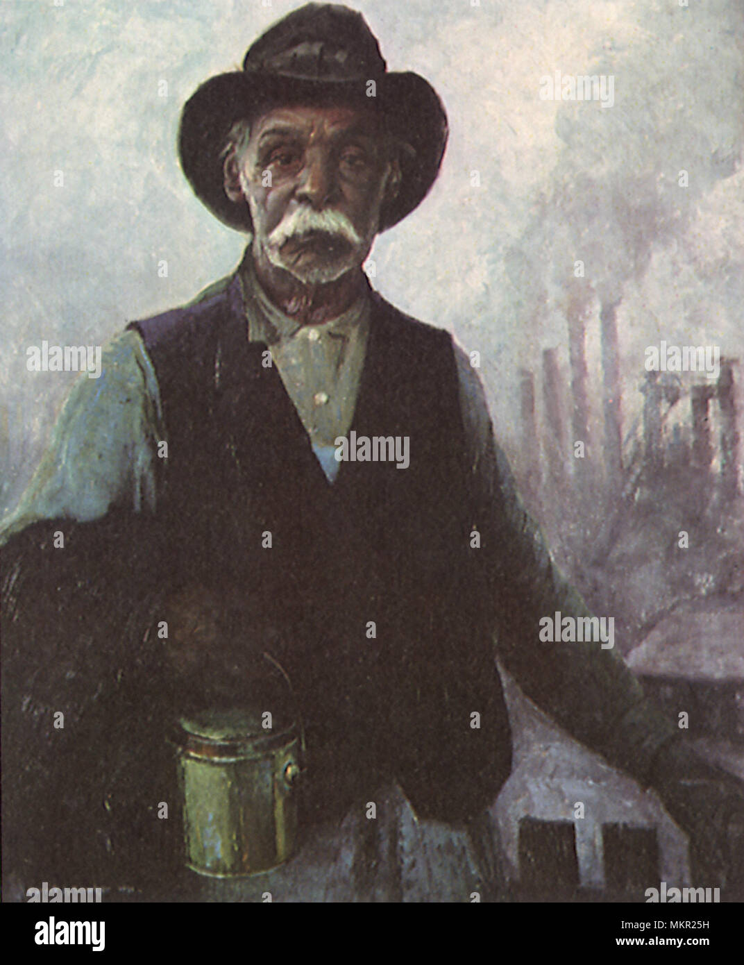 Old man illustration hi-res stock photography and images - Alamy