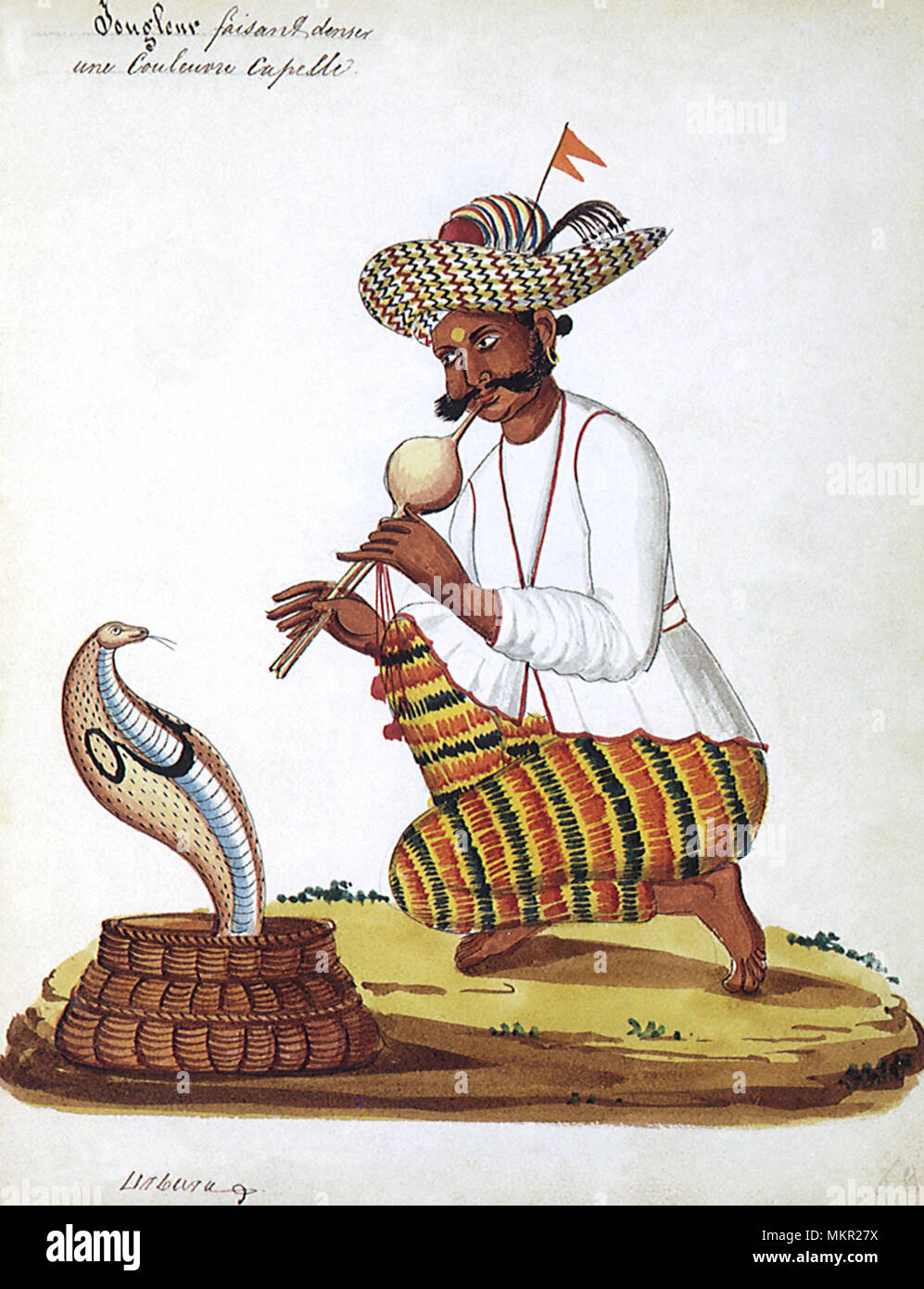Snake charmer illustration hi-res stock photography and images - Alamy
