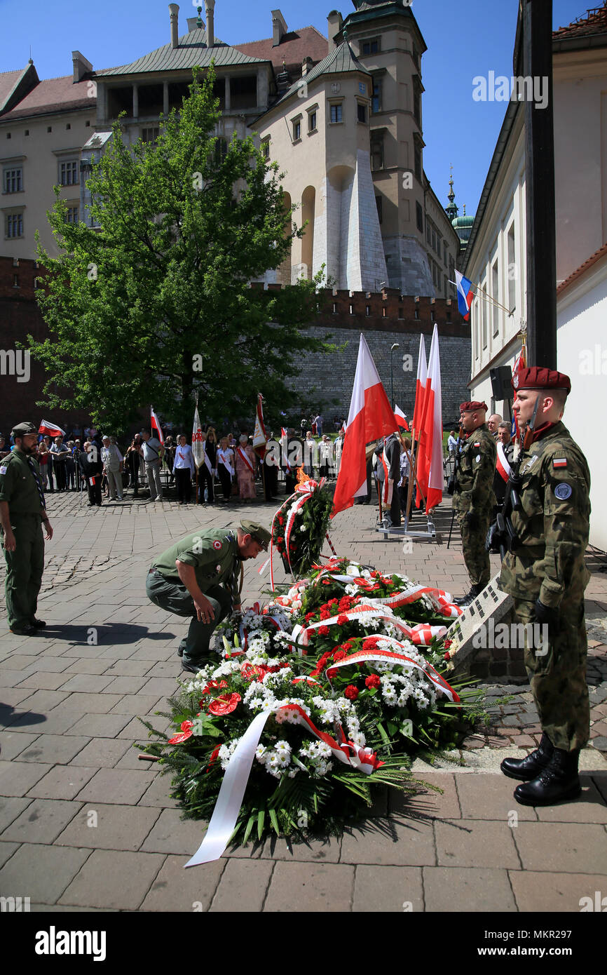National Day, May 2nd, Krakow, Poland Stock Photo - Alamy
