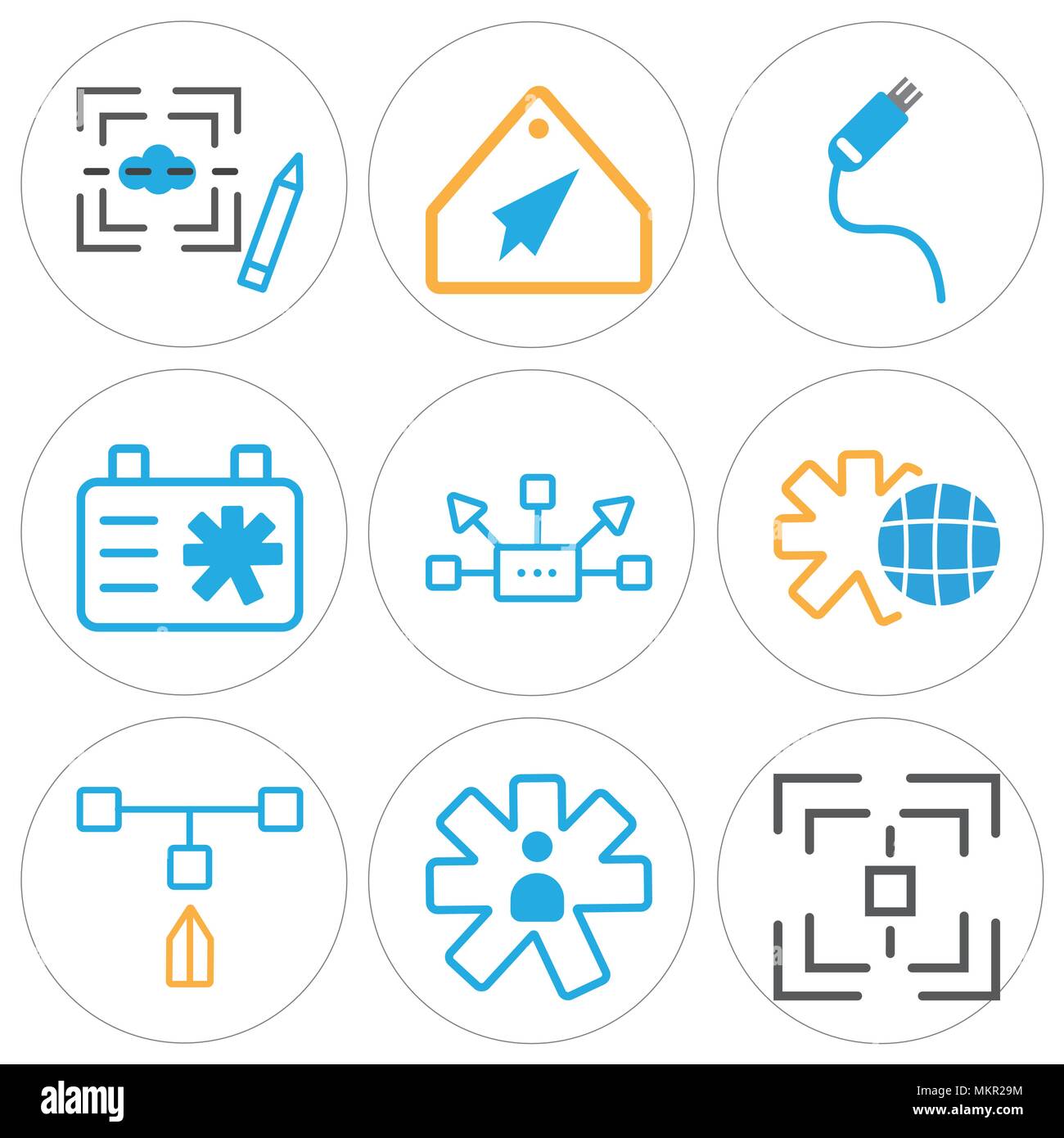 Clipboard development icon simple Stock Vector Images - Alamy