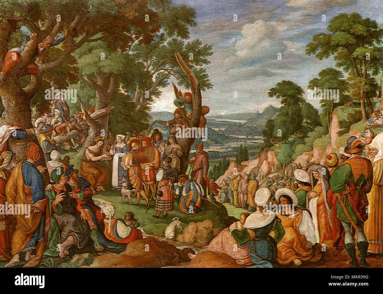 Saint John the Baptist Preaching Stock Photo - Alamy