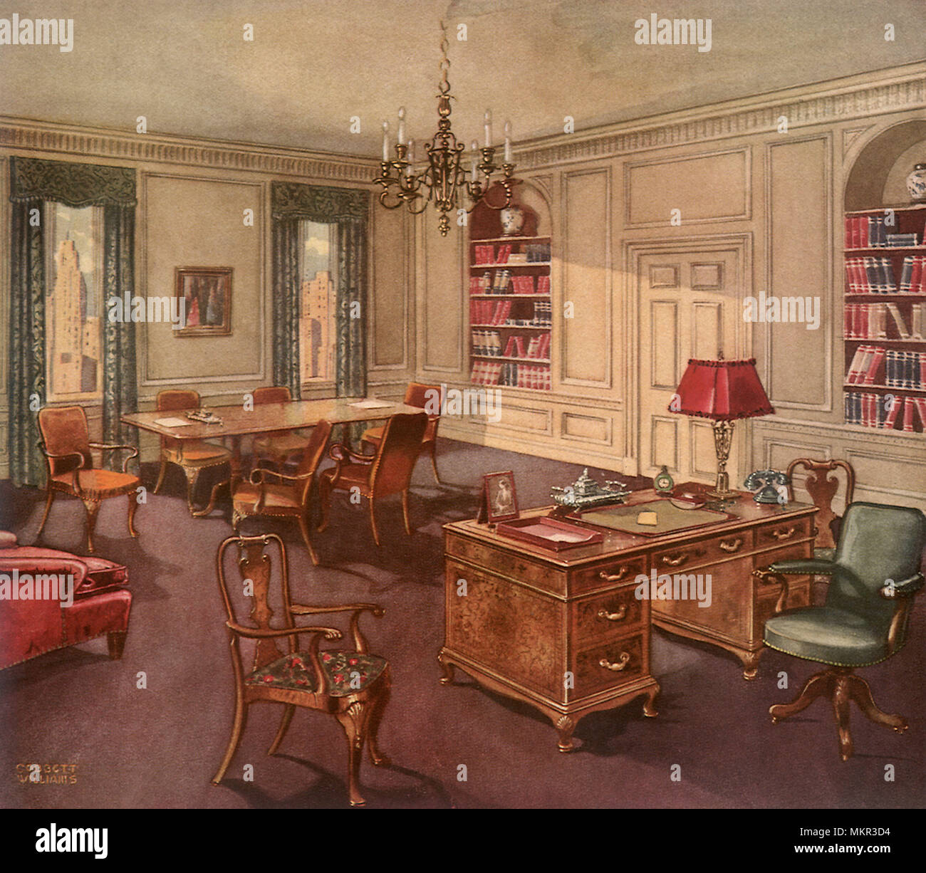 Classic office interior hi-res stock photography and images - Alamy