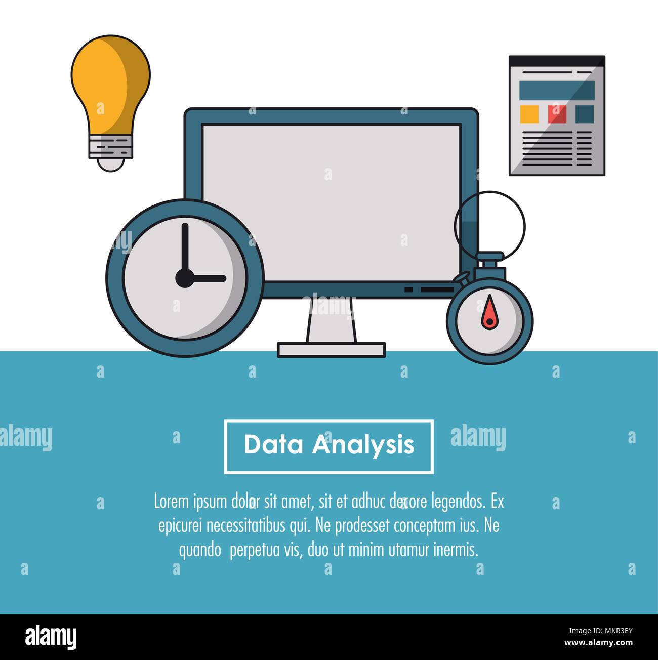 Data analysis infographic Stock Vector Image & Art - Alamy