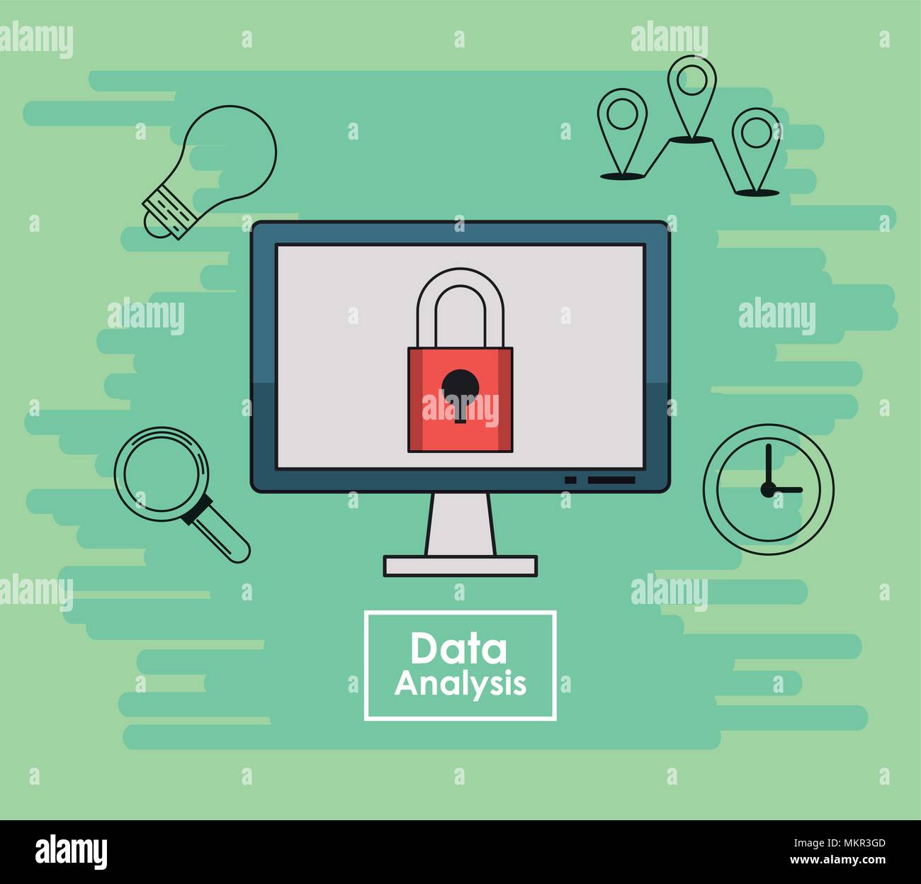 Data analysis concept Stock Vector Image & Art - Alamy