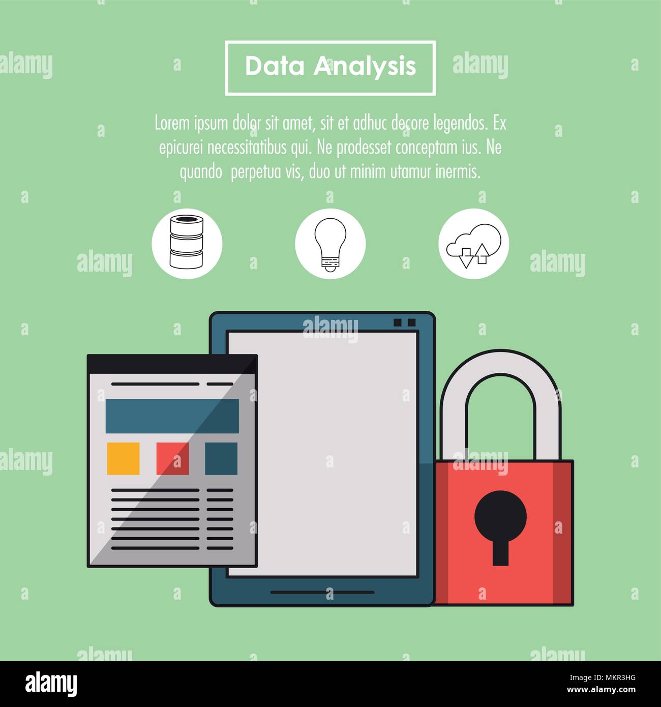 Data analysis infographic Stock Vector Image & Art - Alamy