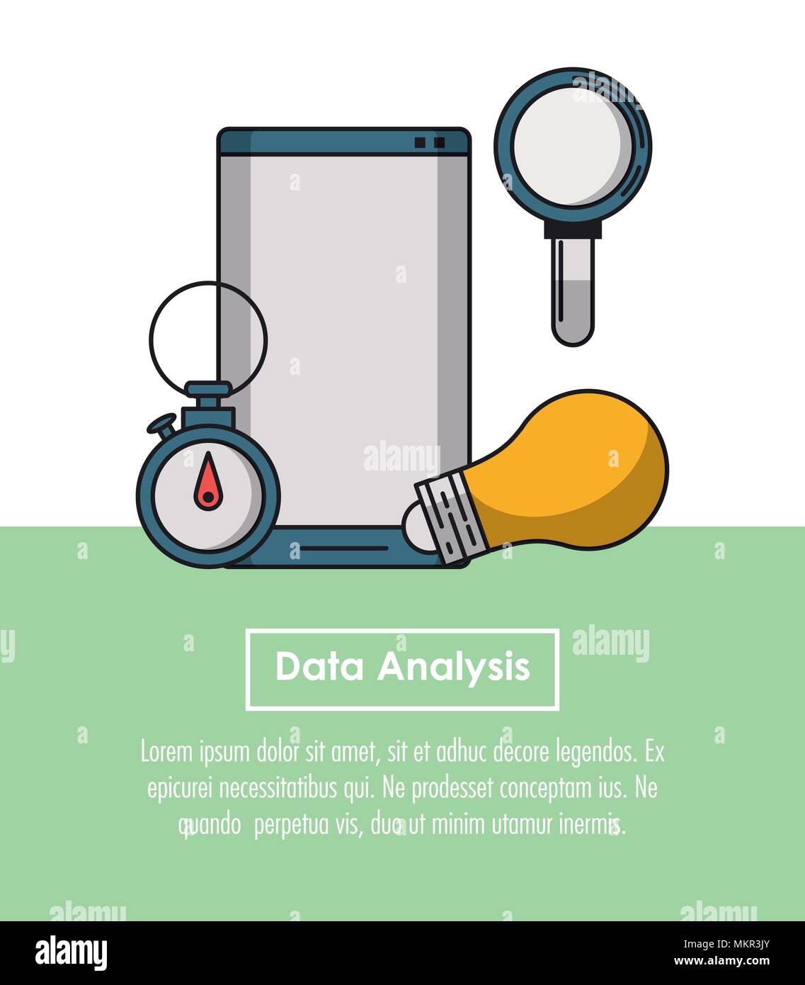 Data analysis infographic Stock Vector Image & Art - Alamy