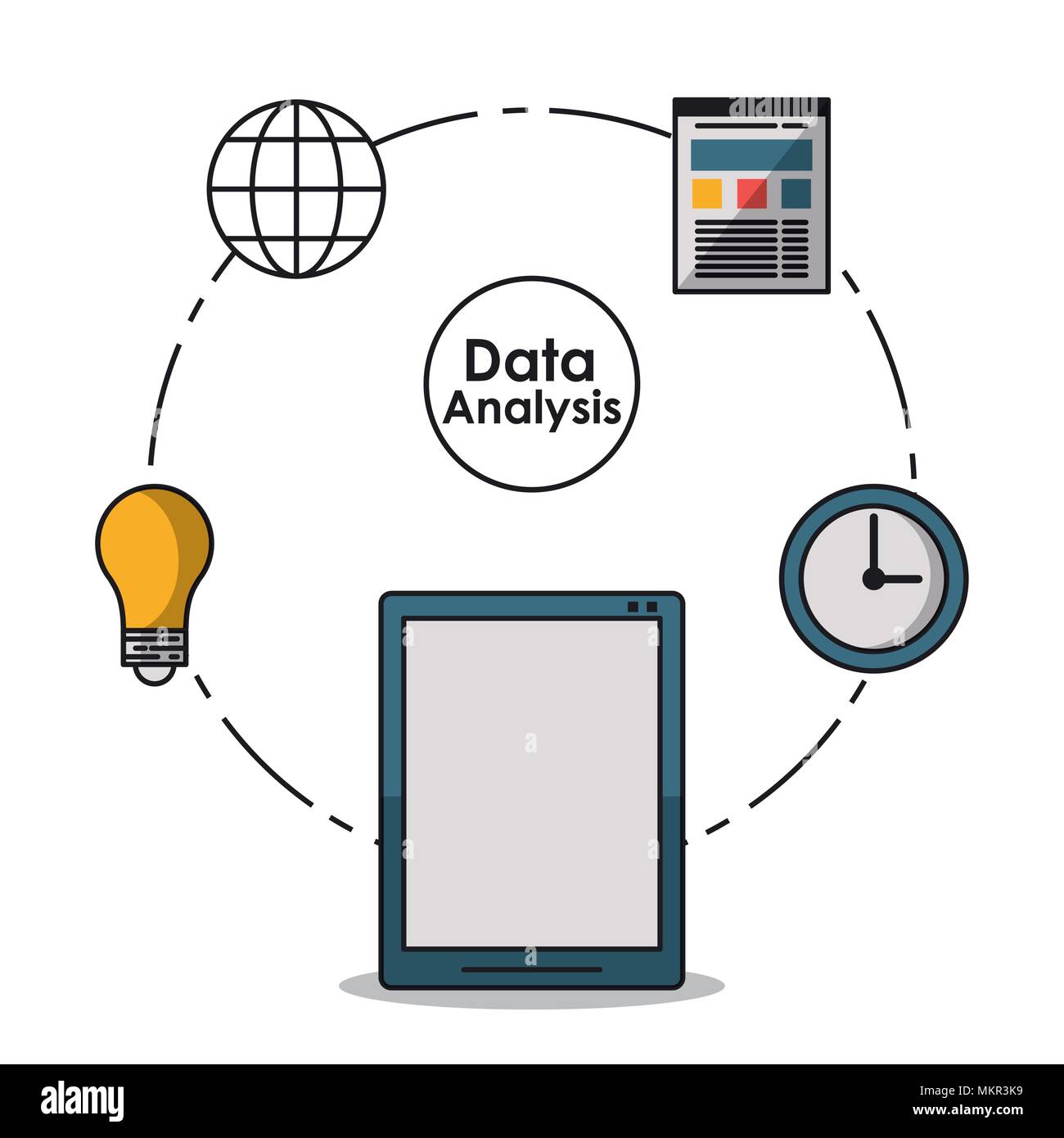 Data analysis concept Stock Vector Image & Art - Alamy