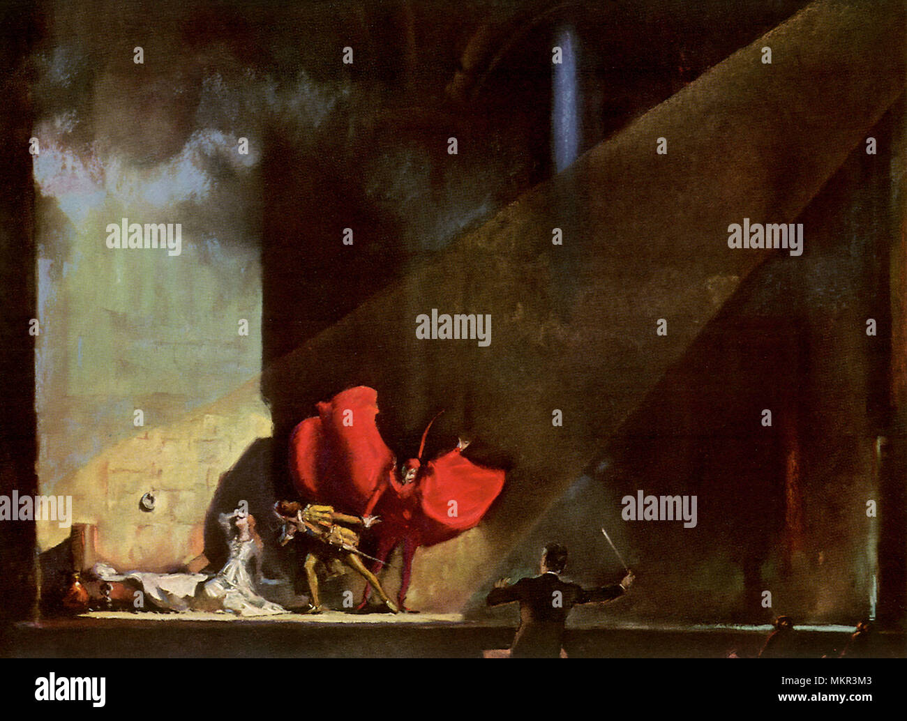 Opera's Dramatic Moment Stock Photo - Alamy