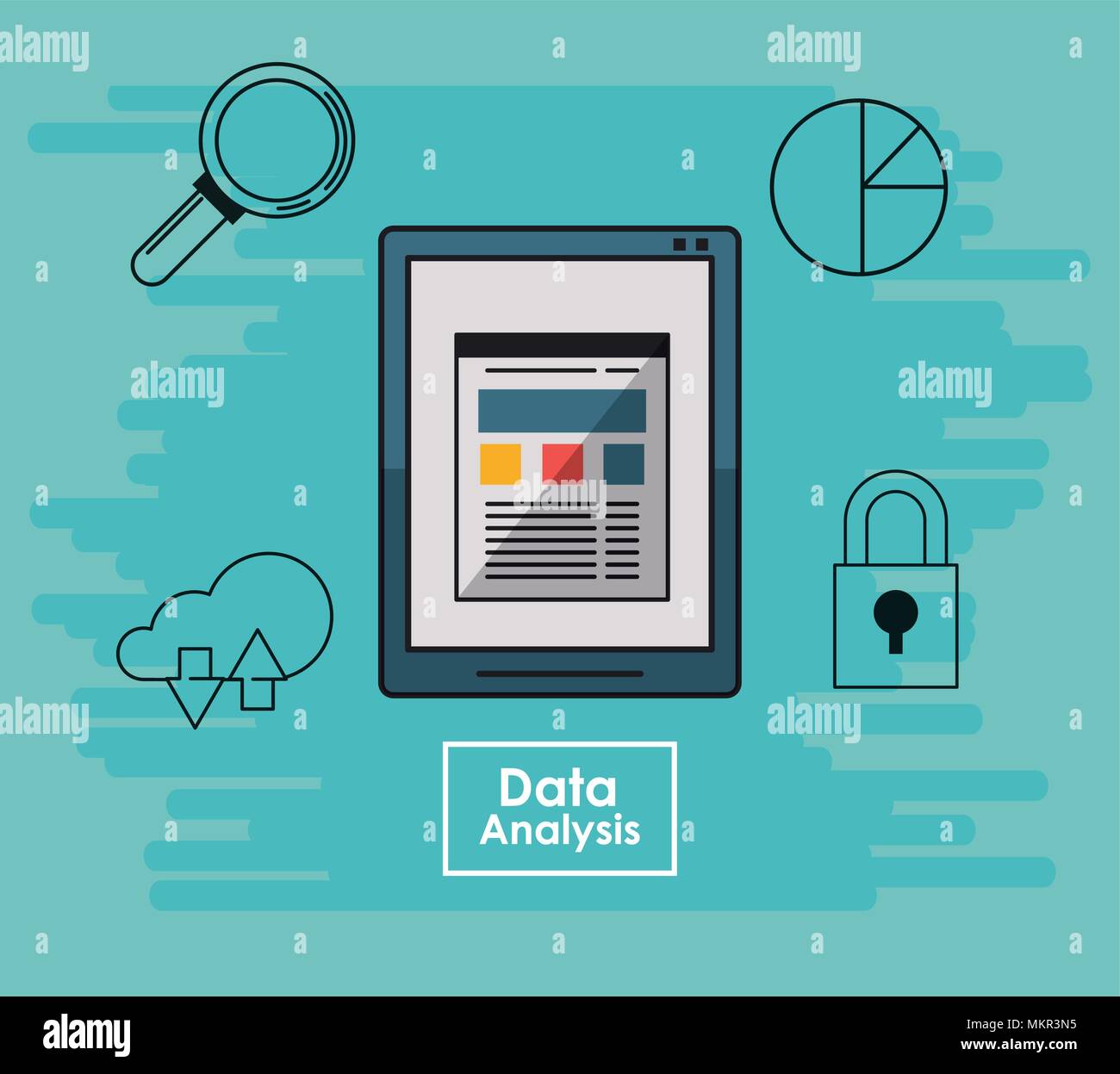 Data analysis concept Stock Vector Image & Art - Alamy