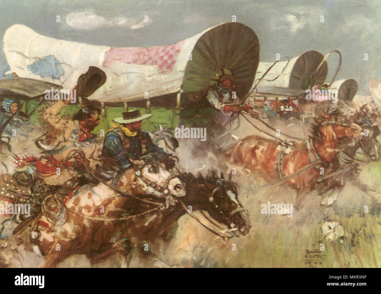 History of pioneers hi-res stock photography and images - Alamy