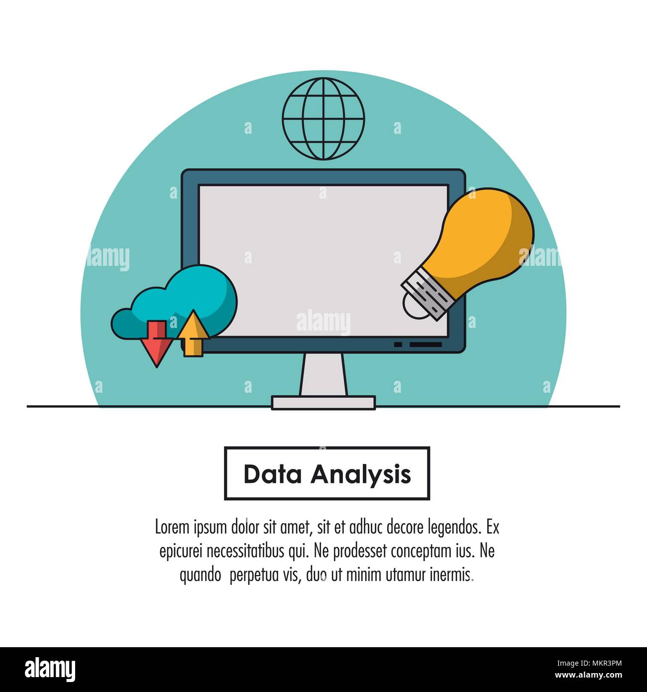 Data analysis infographic Stock Vector Image & Art - Alamy