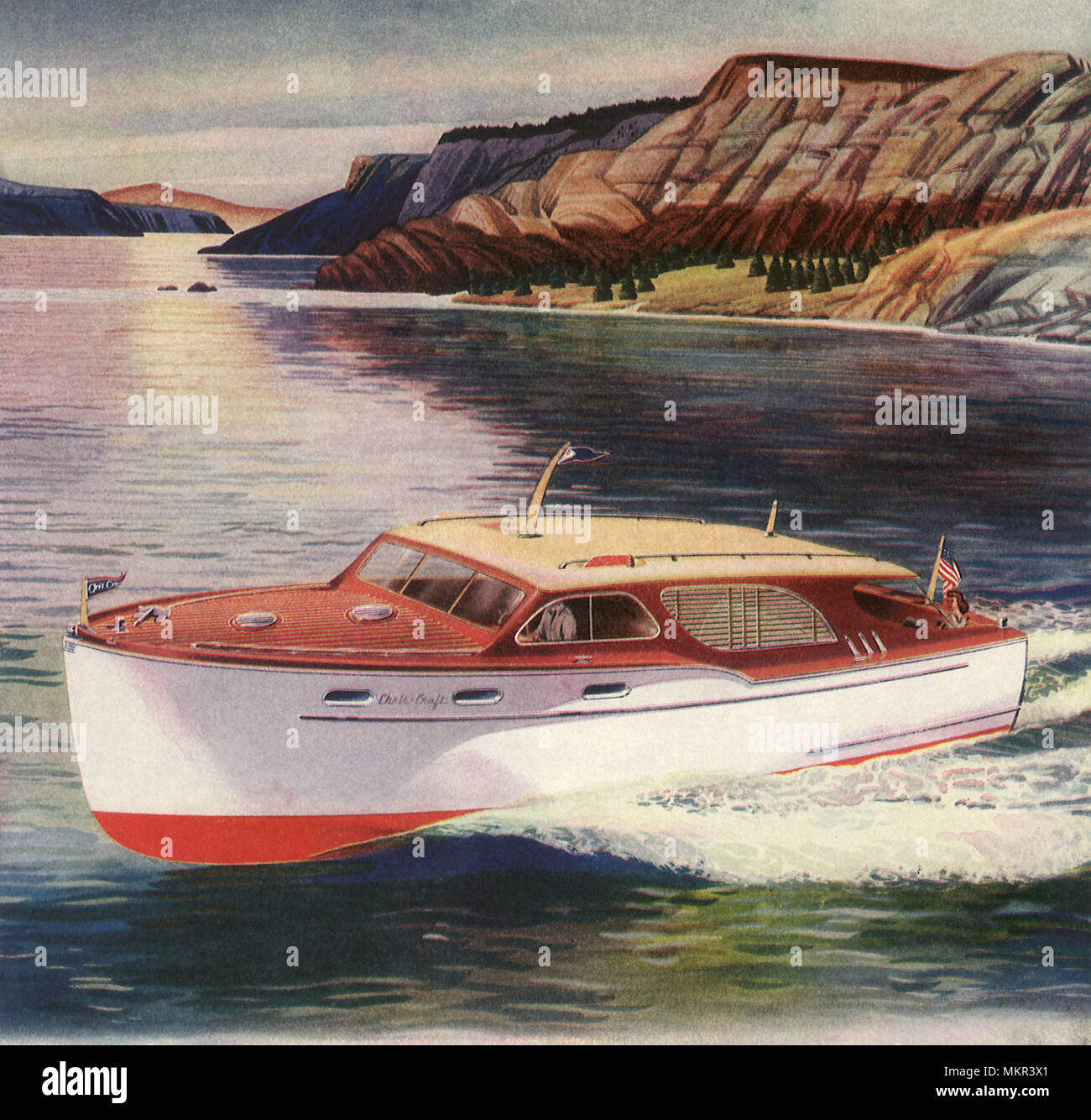 Vintage speed boat hi-res stock photography and images - Alamy