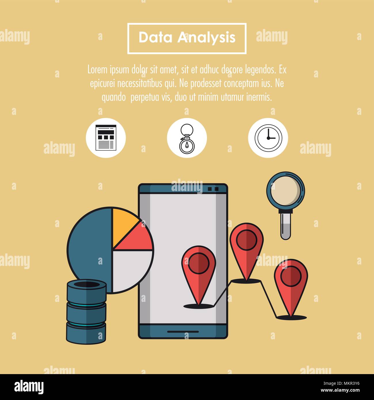 Data analysis infographic Stock Vector Image & Art - Alamy