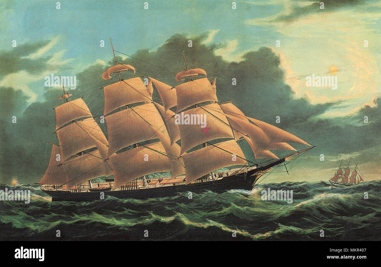 American clipper ship hi-res stock photography and images - Alamy