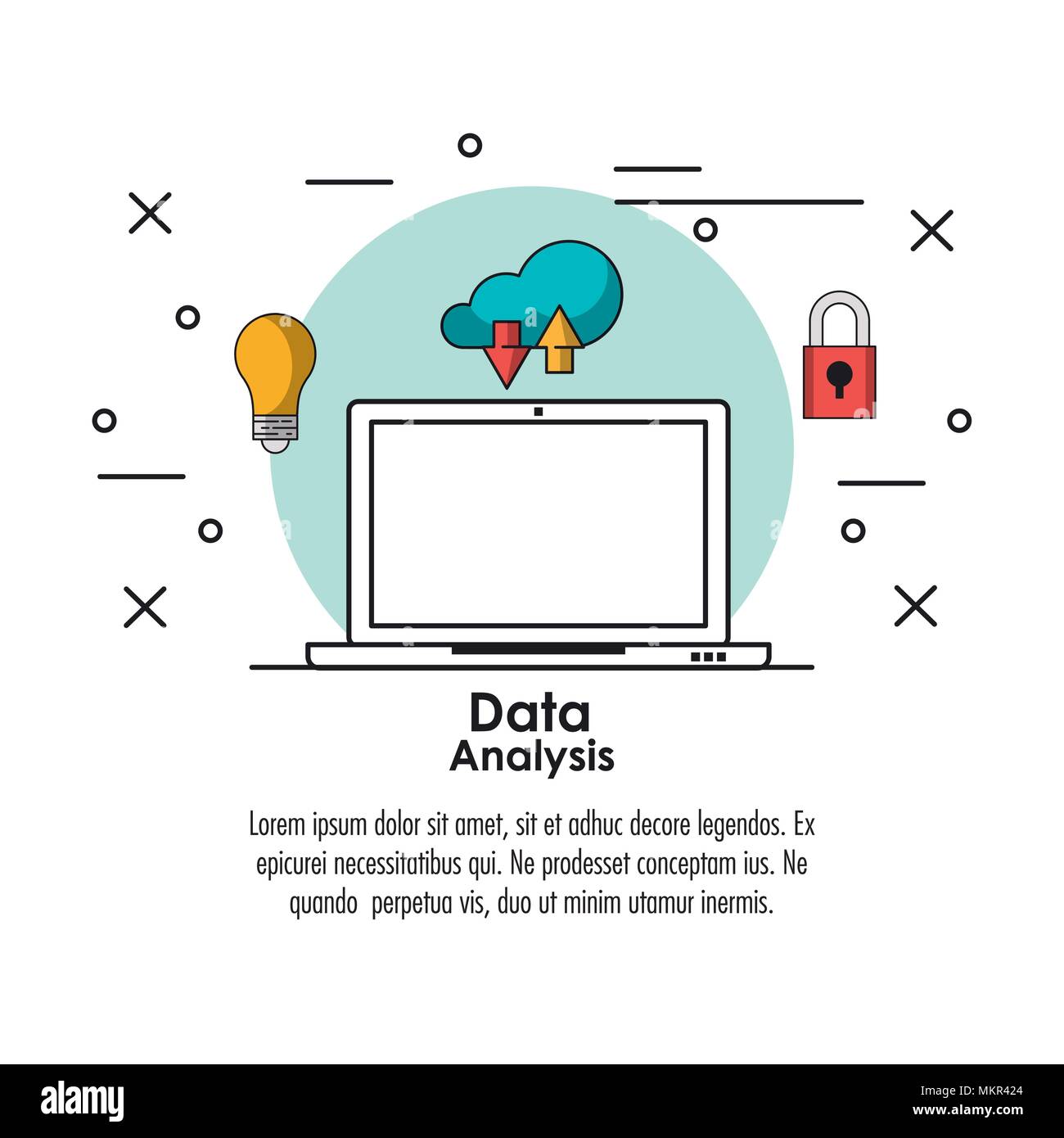 Data analysis infographic Stock Vector Image & Art - Alamy