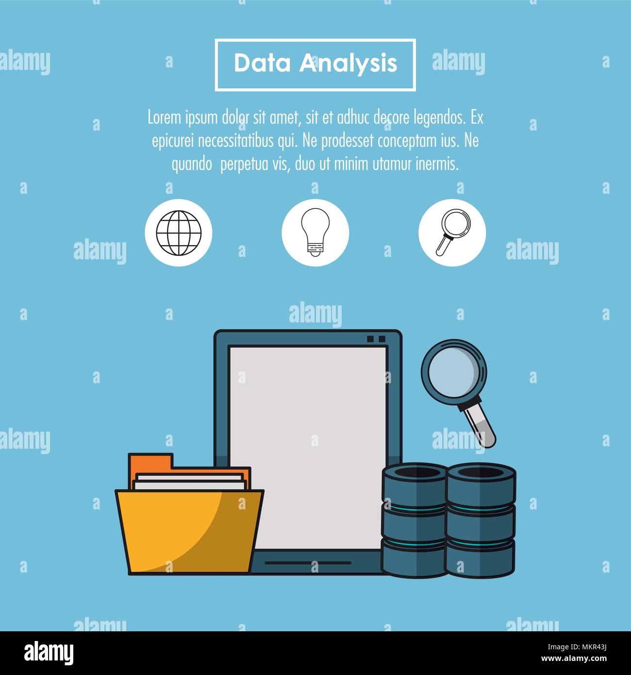 Data analysis infographic Stock Vector Image & Art - Alamy