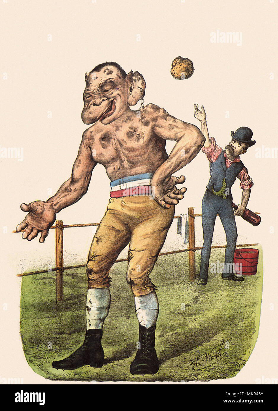 Slugged Out, 'Better Luck Next Time' Stock Photo - Alamy