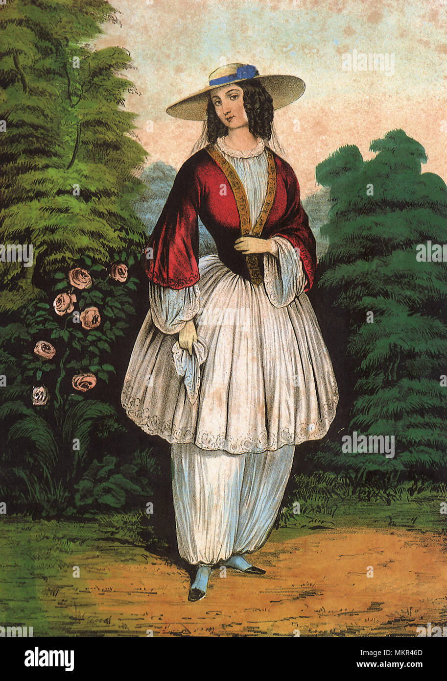The Bloomer Costume Stock Photo - Alamy