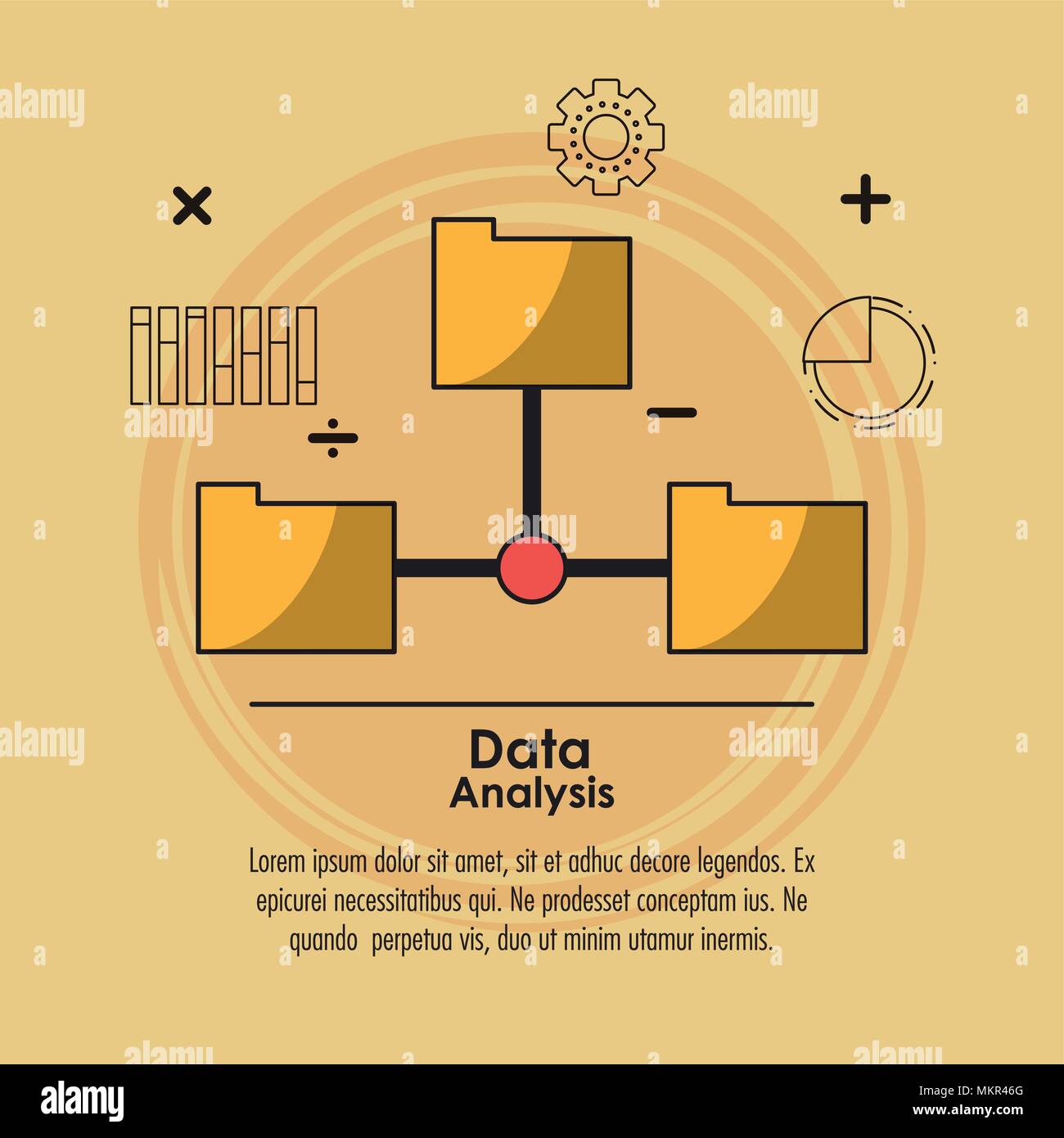 Data analysis infographic Stock Vector Image & Art - Alamy