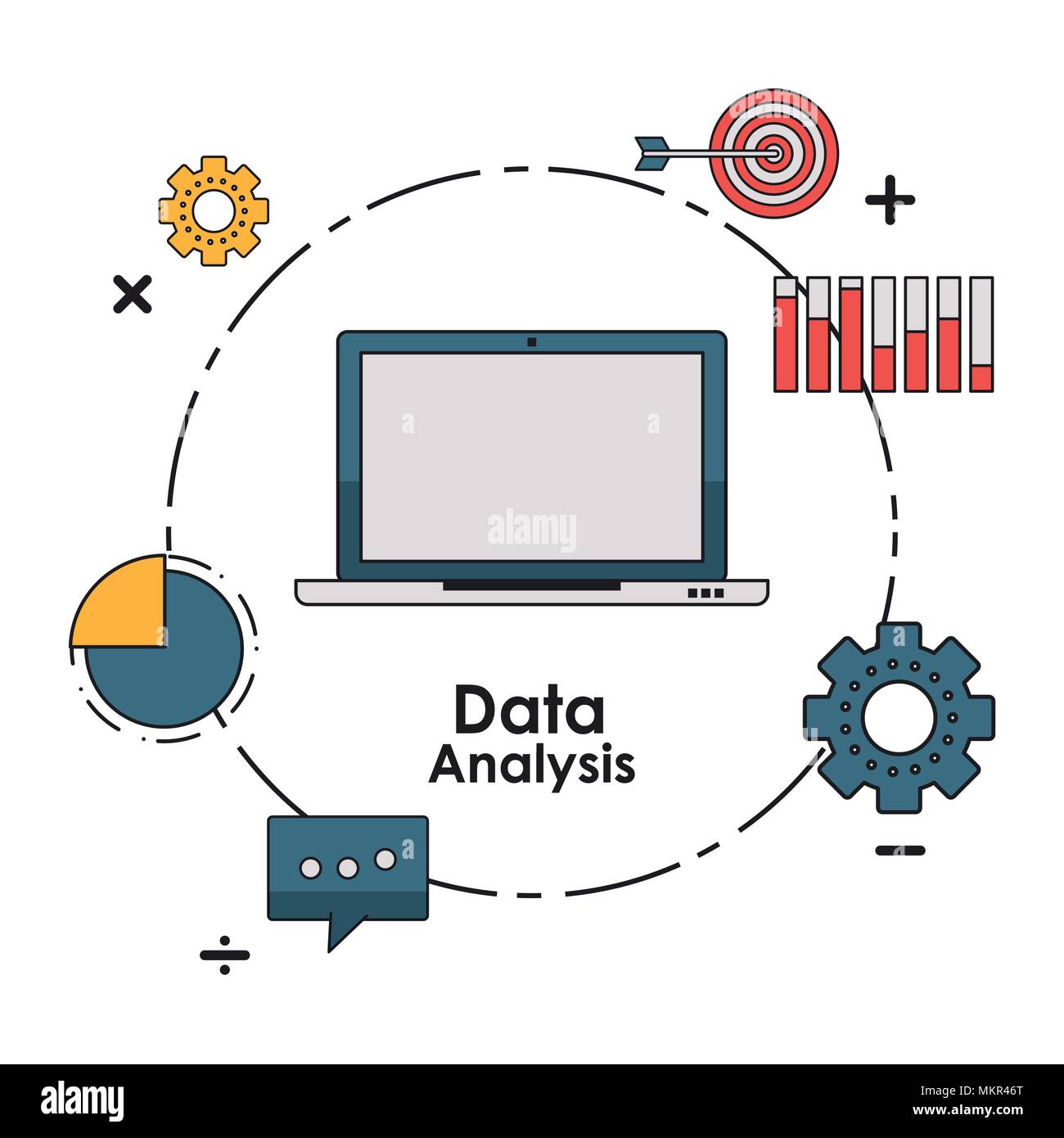 Data analysis concept Stock Vector Image & Art - Alamy