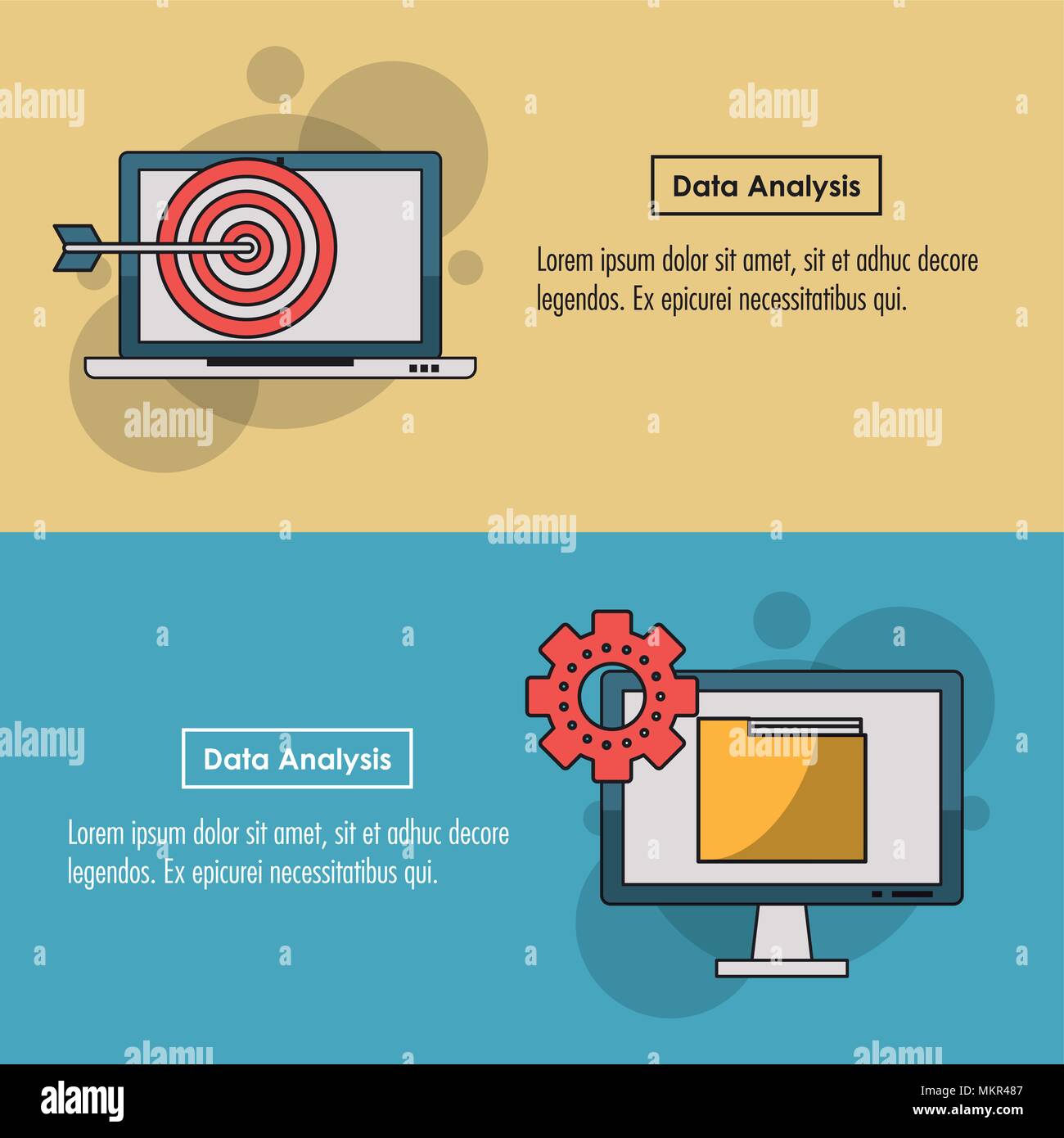 Data analysis infographic Stock Vector Image & Art - Alamy