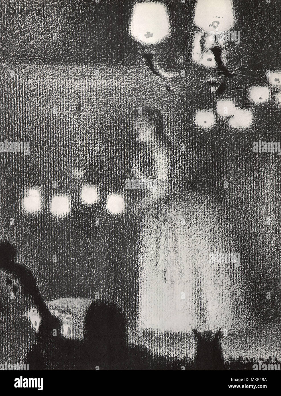 The Coffee-House Singer Stock Photo - Alamy