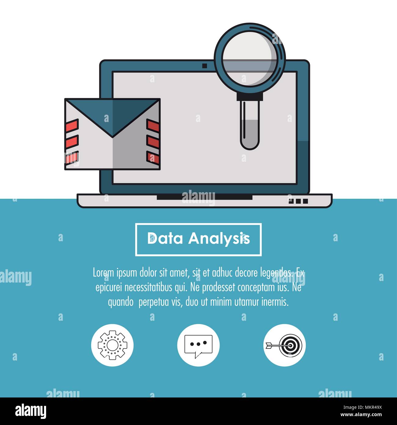 Data analysis infographic Stock Vector Image & Art - Alamy