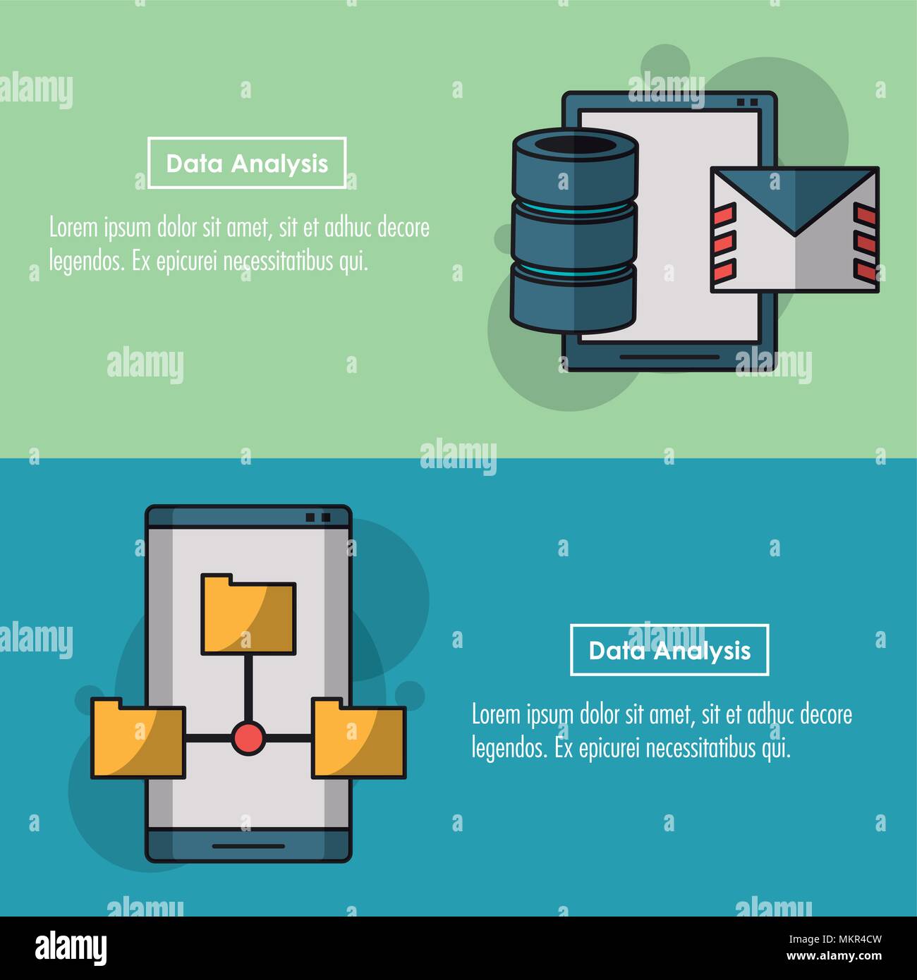 Data analysis infographic Stock Vector Image & Art - Alamy