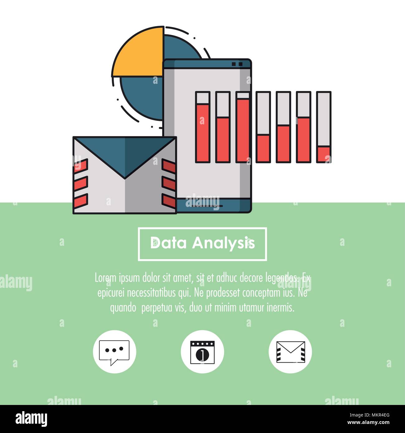 Data analysis infographic Stock Vector Image & Art - Alamy