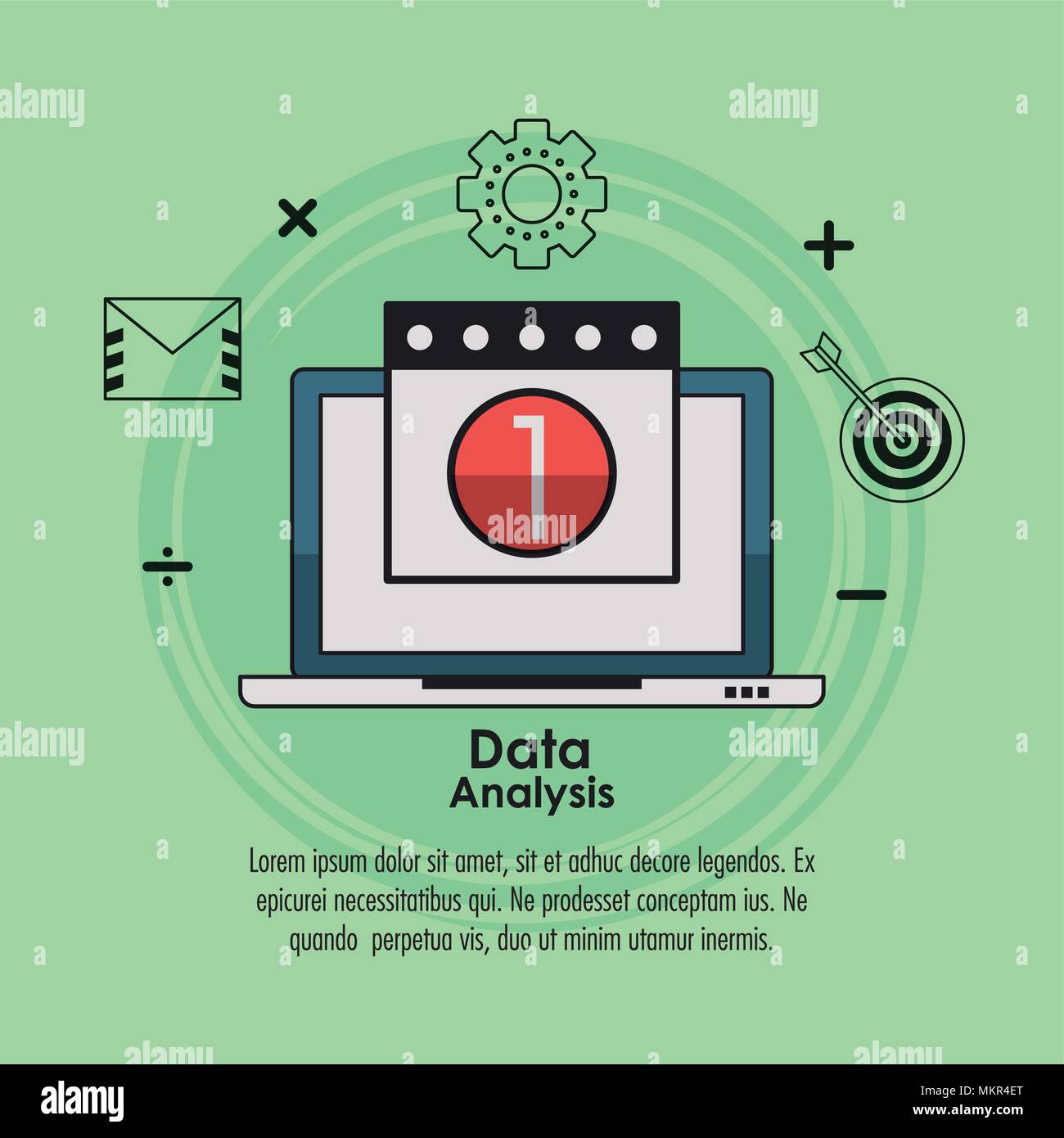 Data analysis infographic Stock Vector Image & Art - Alamy