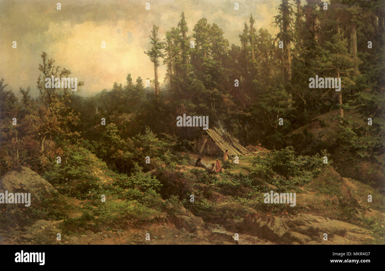 Pomo Indians Camped at Fort Ross Stock Photo - Alamy