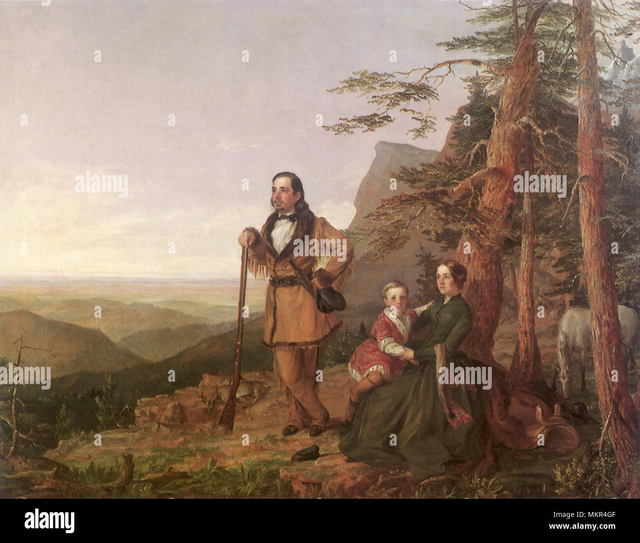 The Promised Land - The Grayson Family Stock Photo - Alamy