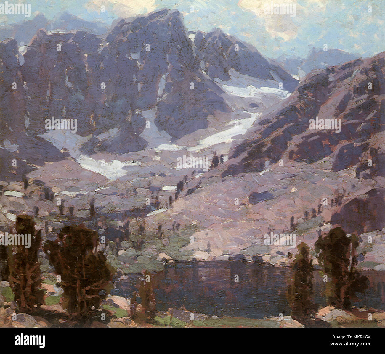 Sierra (Mount Ritter / Lake Ediza Stock Photo - Alamy