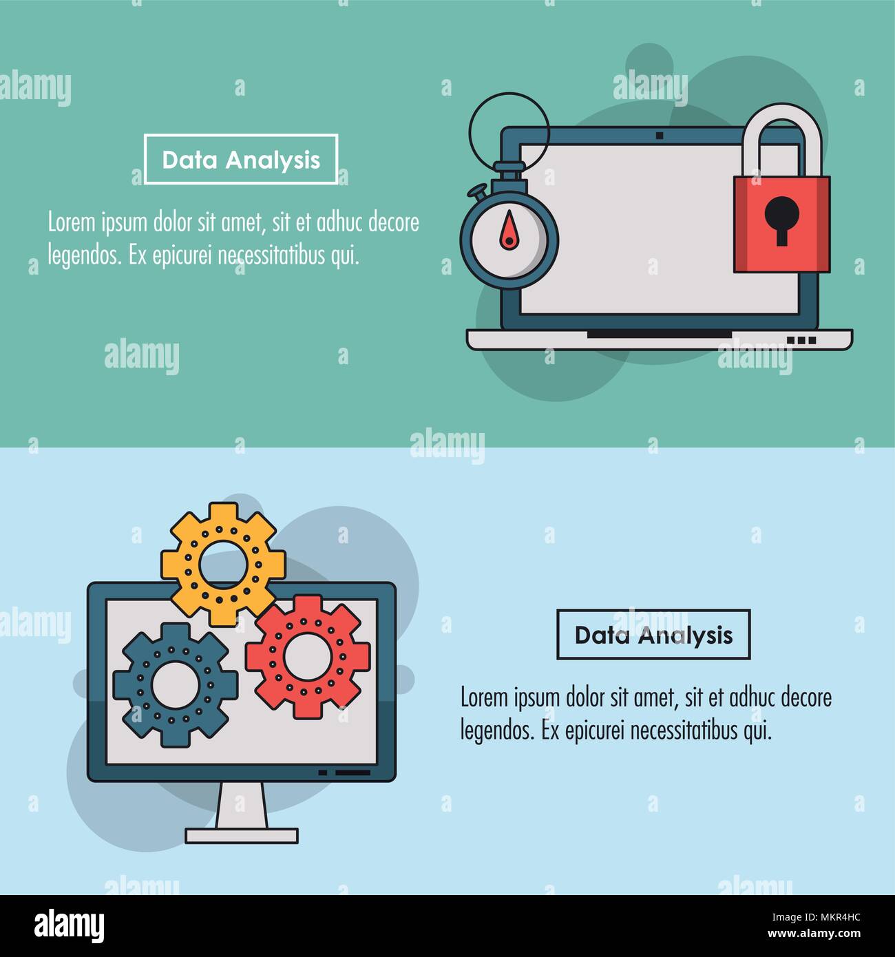 Data analysis infographic Stock Vector Image & Art - Alamy