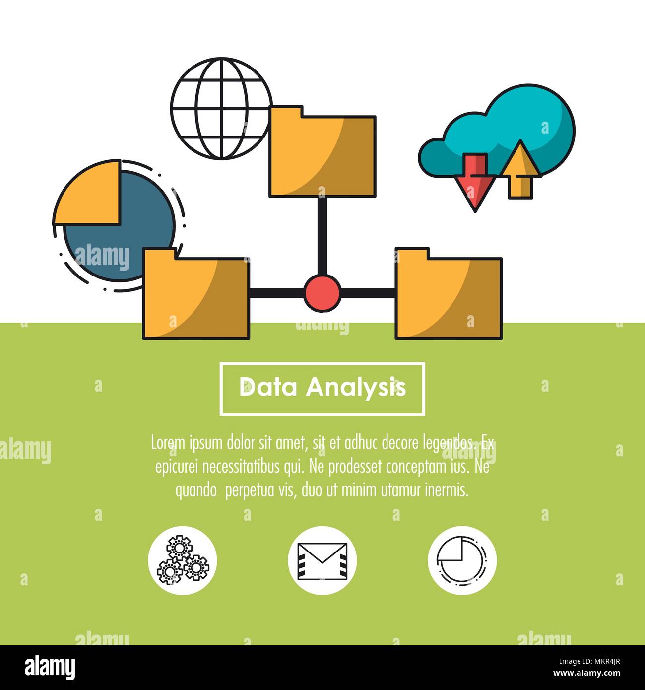 Data analysis infographic Stock Vector Image & Art - Alamy