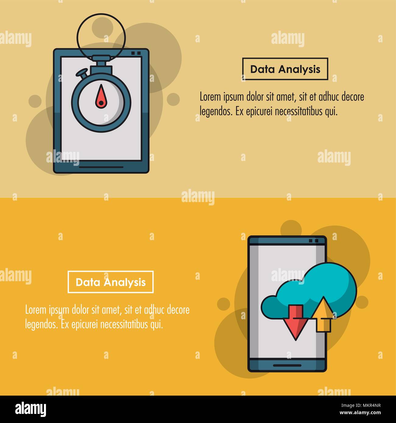 Data analysis infographic Stock Vector Image & Art - Alamy