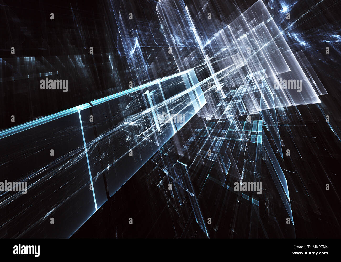 Abstract future technology background - computer-generated 3D image ...