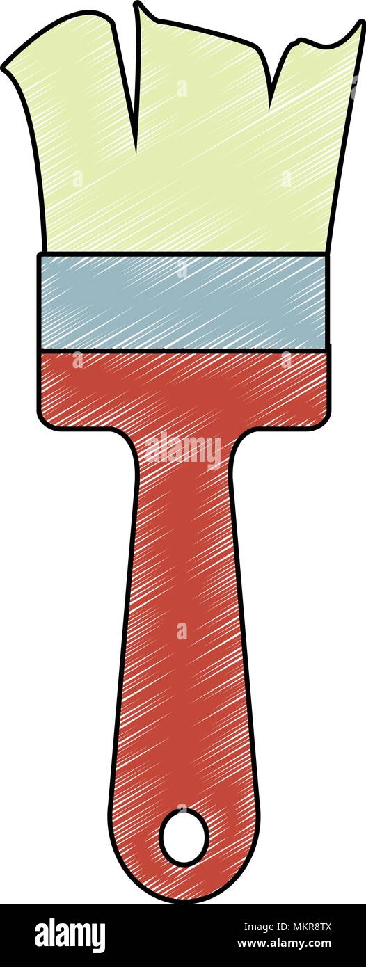 Paint brush construction scribble Stock Vector Image & Art - Alamy