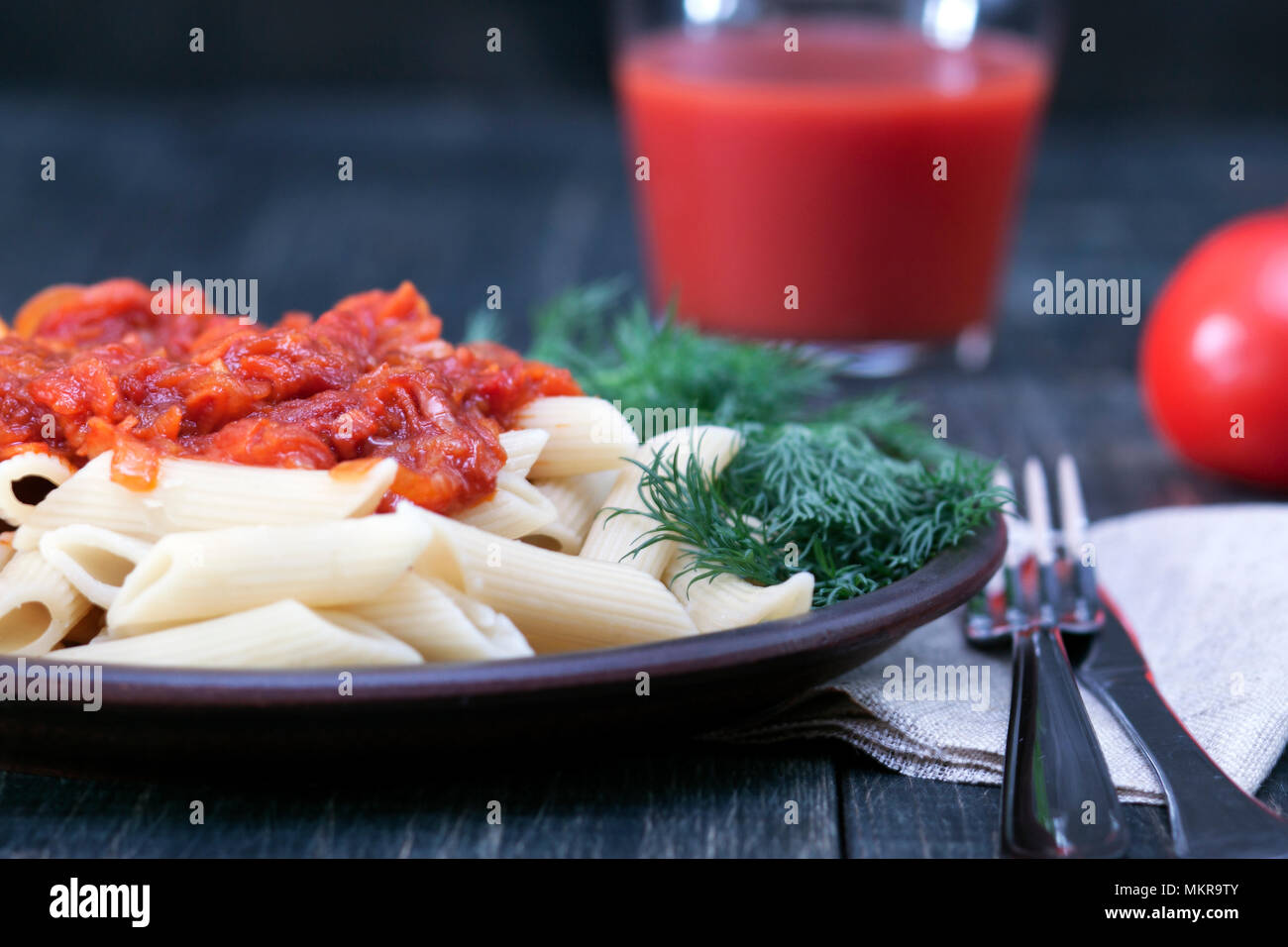 Tomato juice pasta hi-res stock photography and images - Alamy