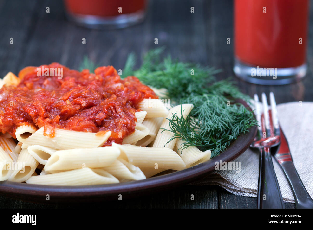 Tomato juice pasta hi-res stock photography and images - Alamy