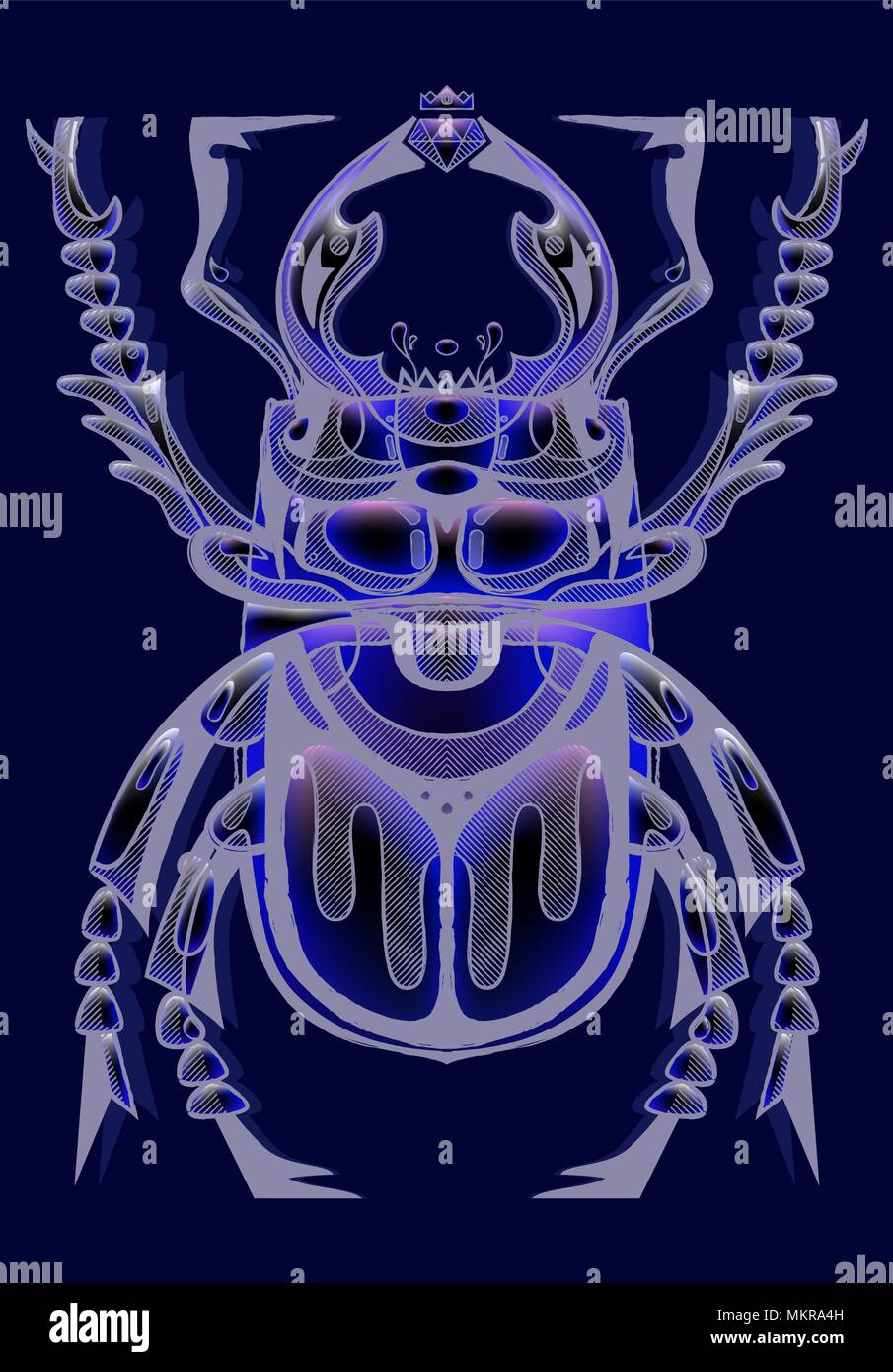 beetle bug insect vector Stock Vector Image & Art - Alamy