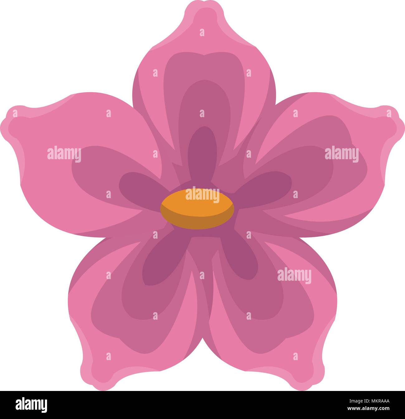 Beautiful flower symbol Stock Vector Image & Art - Alamy
