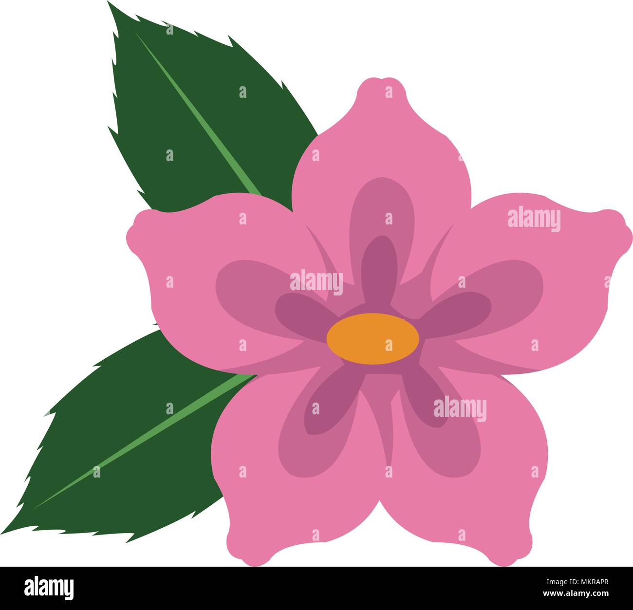 Beautiful flower symbol Stock Vector Image & Art - Alamy