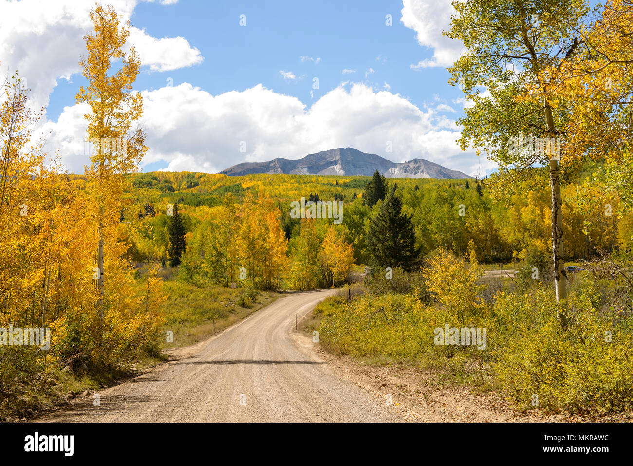 Kebler pass aspen hi-res stock photography and images - Alamy