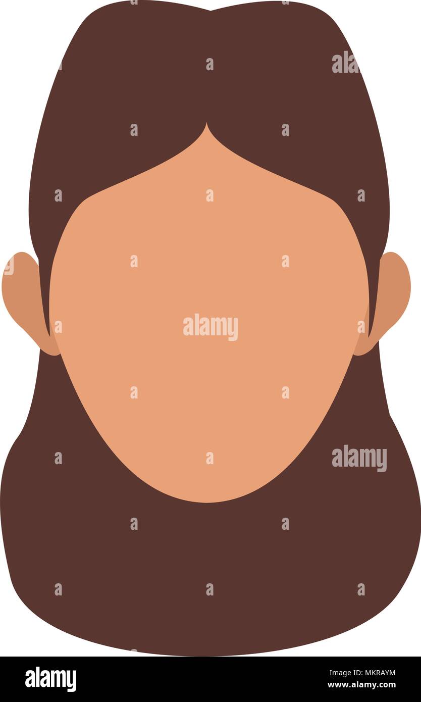 Woman faceless head Stock Vector Image & Art - Alamy