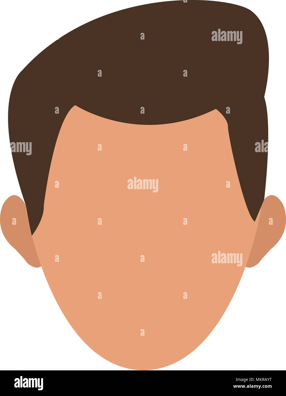 Man faceless head Stock Vector Image & Art - Alamy