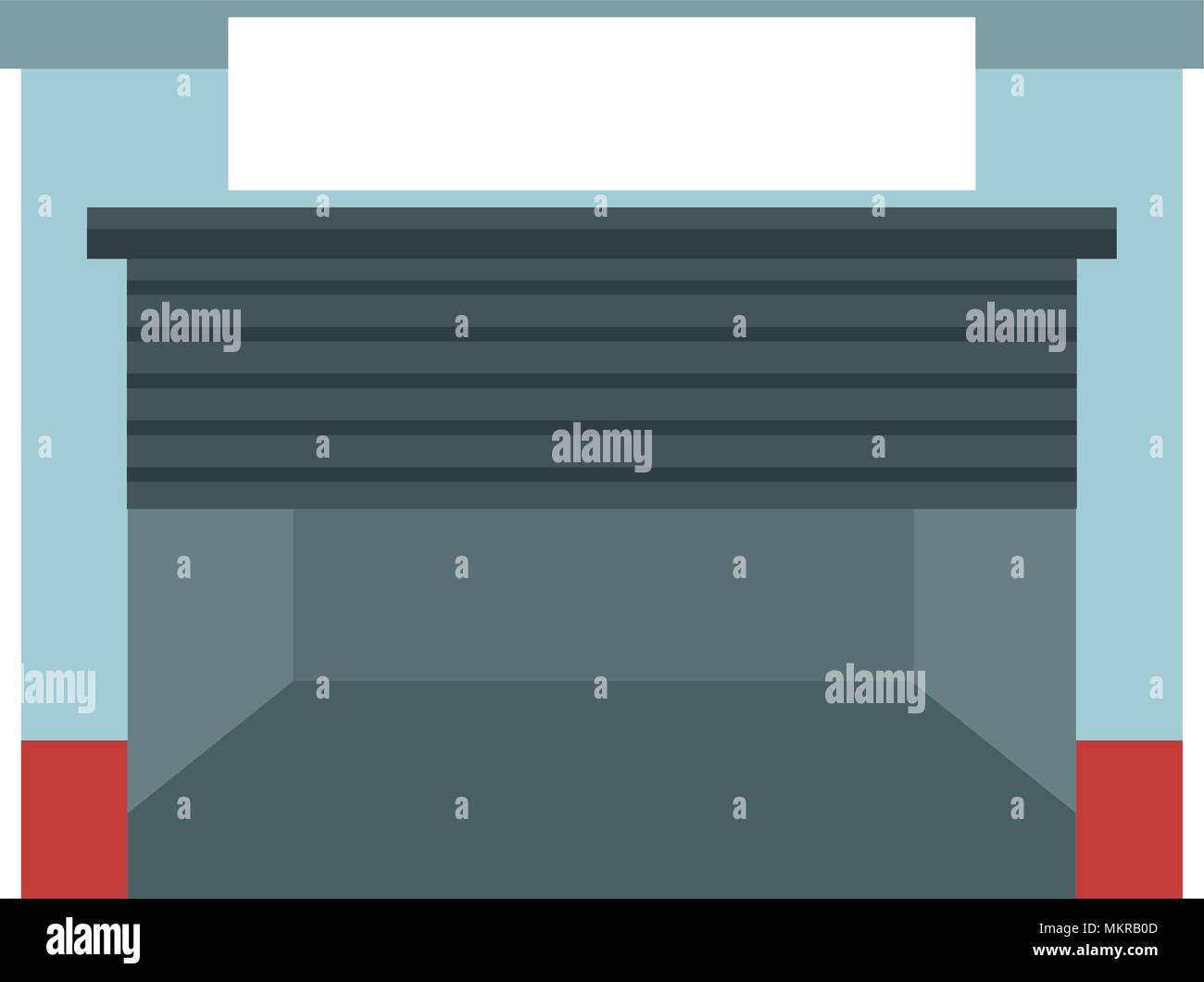 Empty warehouse Stock Vector Images - Alamy