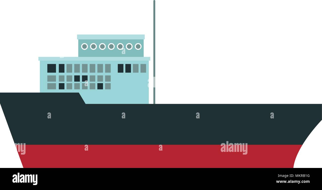 Empty container ship Stock Vector Images - Alamy