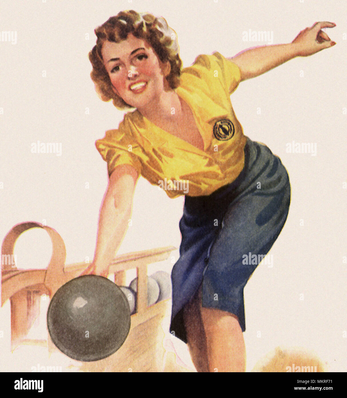 Bowler Miss Jane Cartwright Stock Photo - Alamy